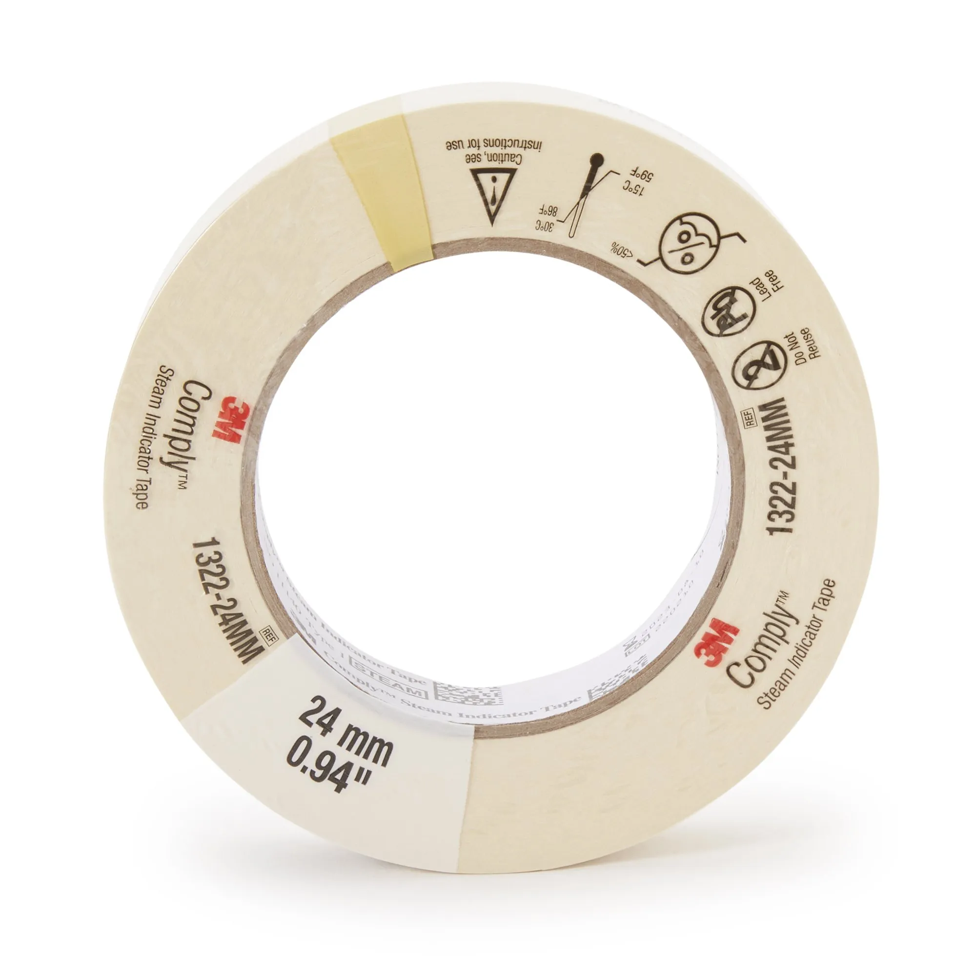 Healthway | 3M Comply Steam Indicator Autoclave Tape 24mm