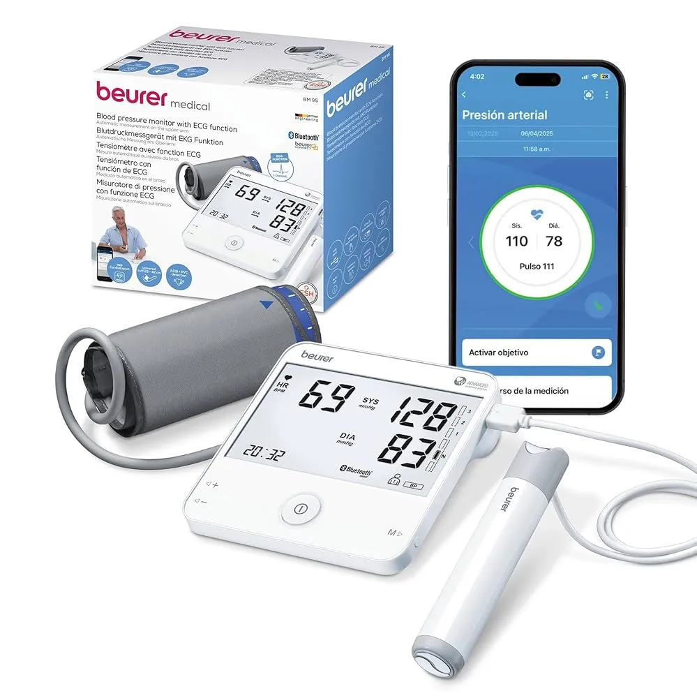 Beurer BM 95 Upper Arm Blood Pressure Monitor with ECG | Healthway
