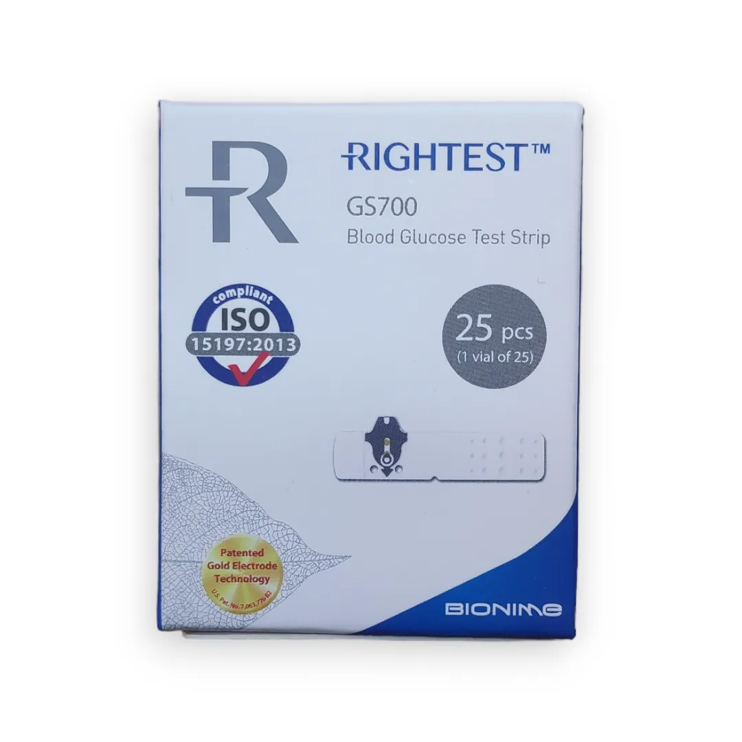 Bionime GS700 Test Strips 25pcs | Best Price BD | Healthway