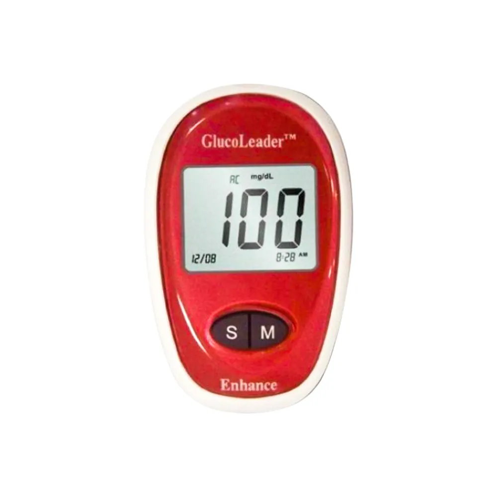 Glucoleader Red Enhance Blood Glucose Monitoring System | Healthway