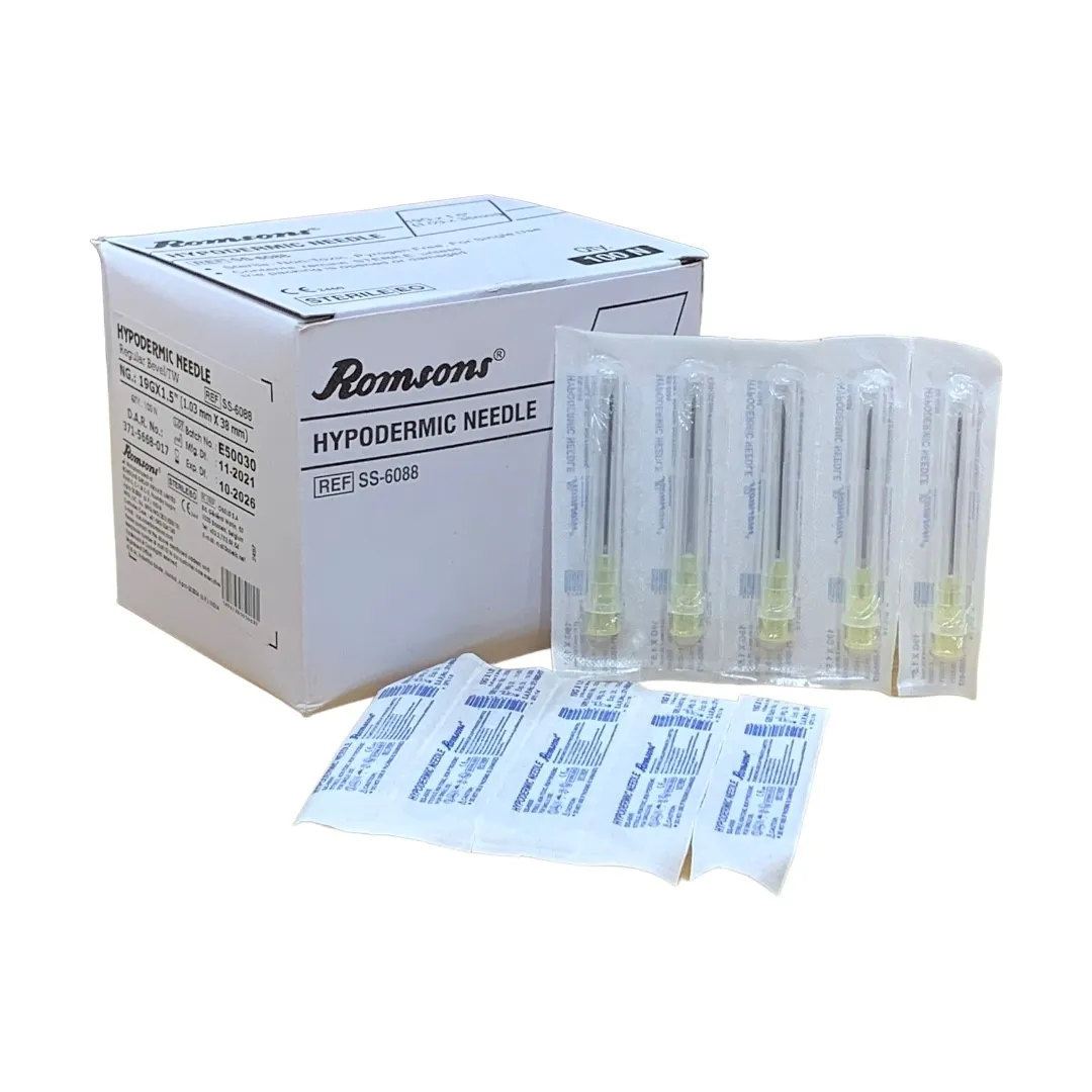 Romsons Disposable Hypodermic Needle 19G (1.5 inch) | Healthway