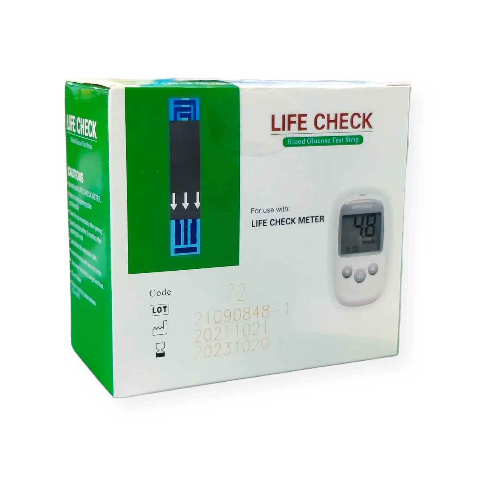 Life Check Blood Glucose Test Strip - 50 pcs | Healthway