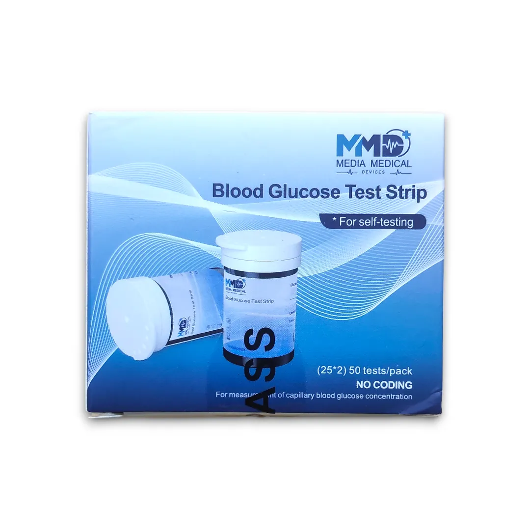 Media Blood Glucose Test Strips-50Pcs | Healthway