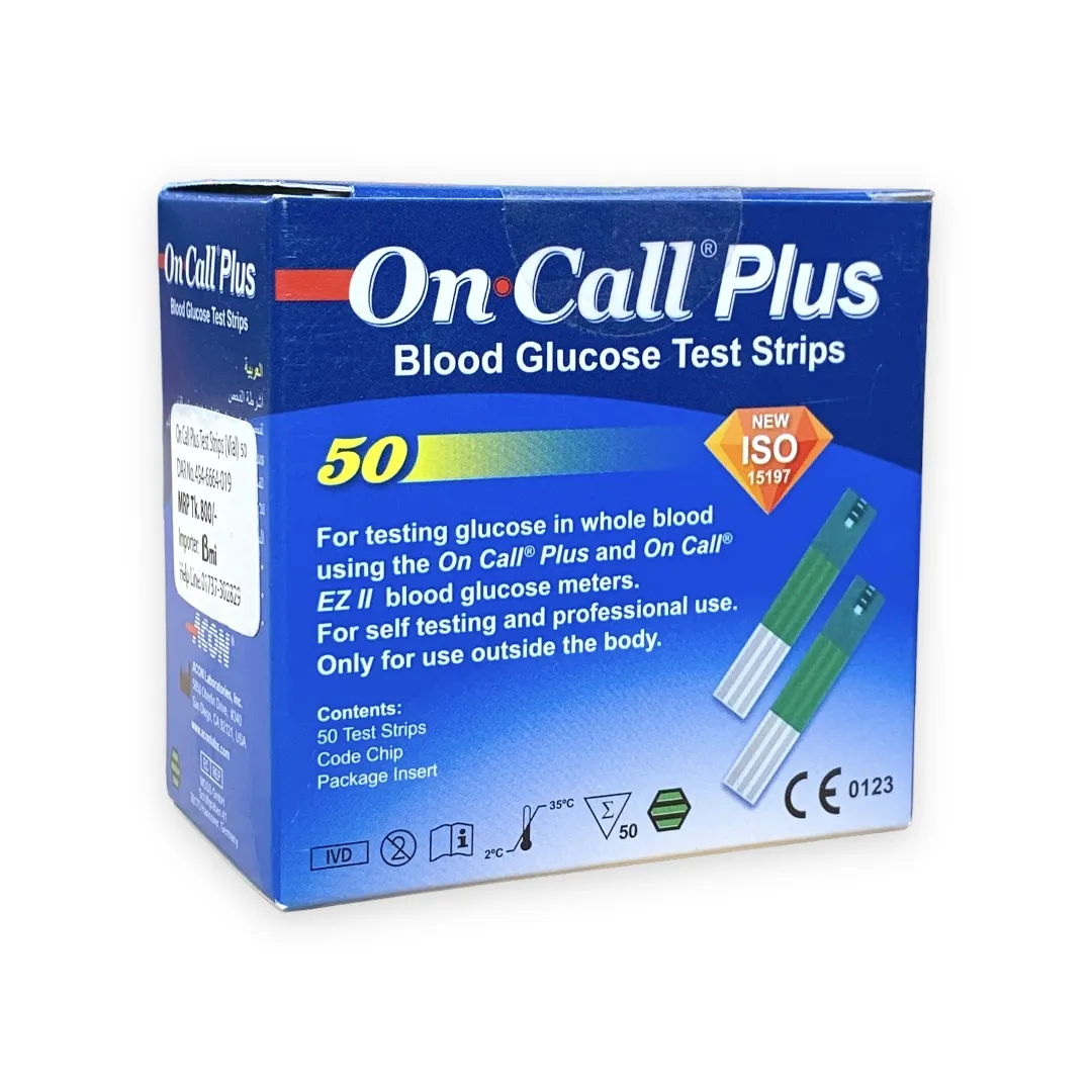 On Call Plus Blood Glucose Test Strips Price in BD | Healthway