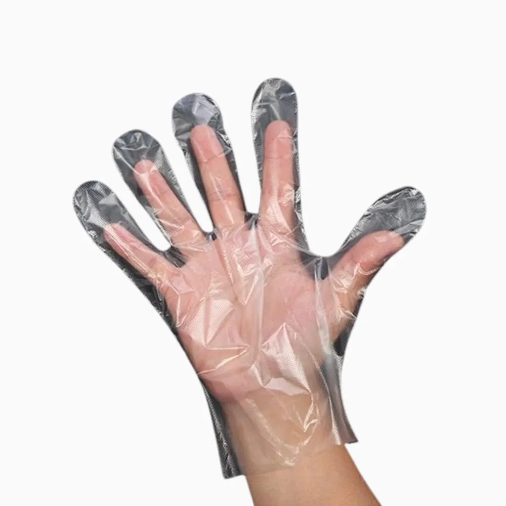 Plastic Transparent PP Gloves 100pcs | Healthway