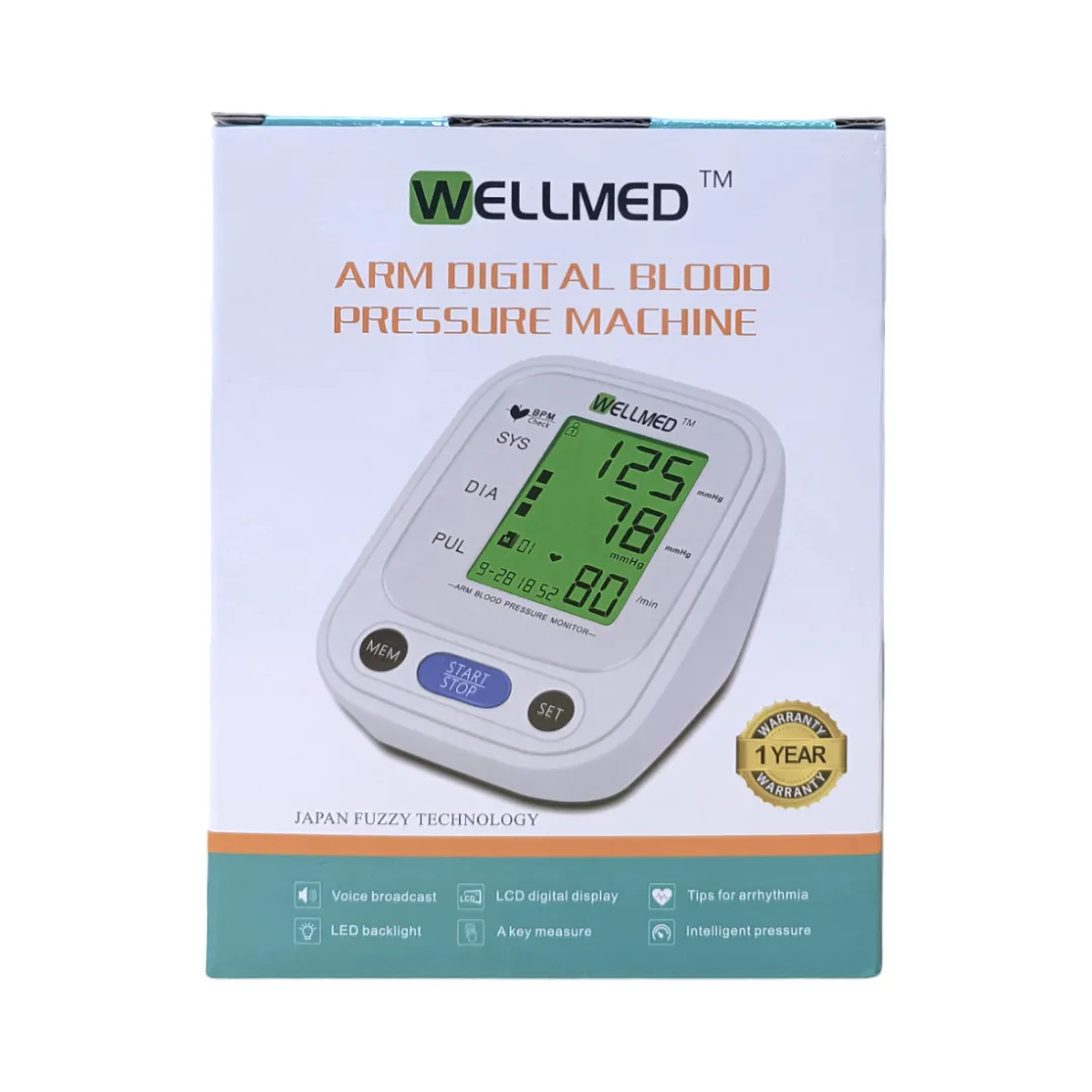 Wellmed Arm Digital Blood Pressure Machine | Healthway
